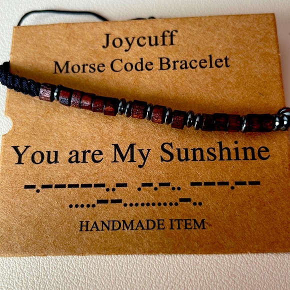 Jewelry | Joycuff Morse Code Bracelet You Are My Sunshine | Poshmark